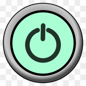 Button Clipart Computer Power - Portable Network Graphics - Free ...