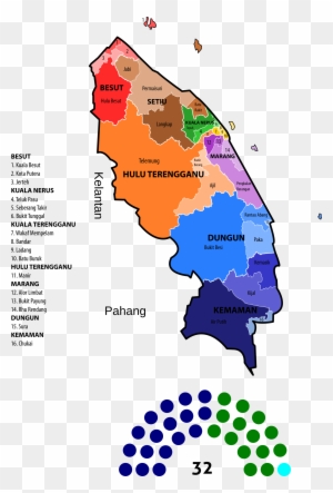 Big Image - Map Of Kedah - Free Transparent PNG Clipart Images Download