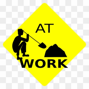 Big Image - Men At Work Sign, clipart, transparent, png, images ...