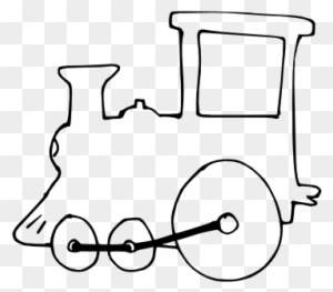 Train - Simple Train Outline - Free Transparent PNG Clipart Images Download