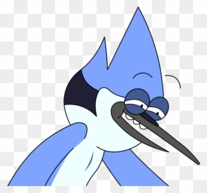 Regular Show Mordecai Face - Mordecai Regular Show Face - Free ...