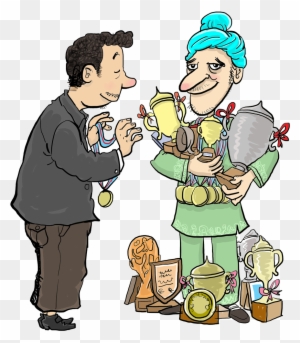 Learn The Meaning Of "puffery" Through Dictionary Head's - Cartoon ...