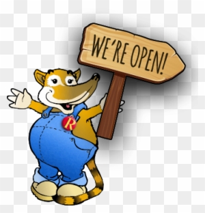 We Are Open Today - Cartoon - Free Transparent PNG Clipart Images Download