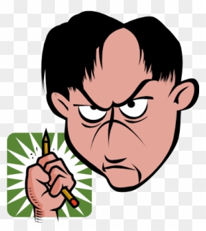 Graphic Of Angry Dudes Face And Hand Breaking Pencil - Sudoku For The ...