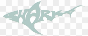 Shark Logo Design - Shark Word Art - Free Transparent PNG Clipart ...