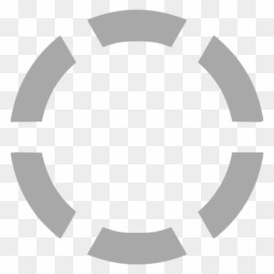 Dark Gray Circle Dashed 6 Icon - Grey Circle Outline Transparant - Free ...