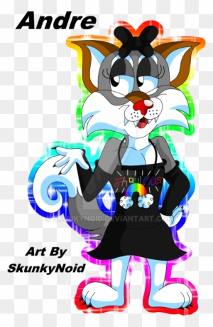 Andre The Fabulous Wolf By Skunkynoid - Cartoon - Free Transparent PNG ...