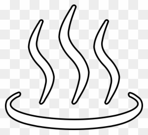 Free Onsen - Hot Outline - Free Transparent PNG Clipart Images Download