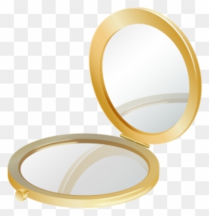 Gold Compact Mirror - Compact Mirror Vector Png - Free Transparent PNG ...