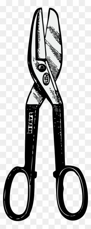 Clipart Info - Tin Snips Black And White - Free Transparent PNG Clipart ...