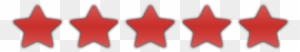 Very Professional - 5 Red Star Png - Free Transparent PNG Clipart ...