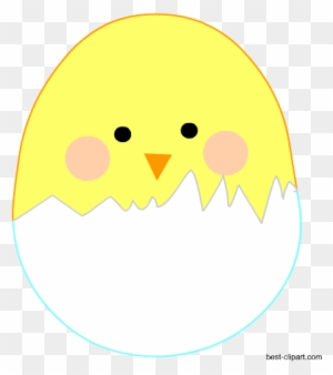 Easter Chick Hatching From Egg Clip Art - Circle - Free Transparent PNG ...