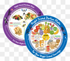 Image - Adult Right Sized Portion Plate - Free Transparent PNG Clipart ...