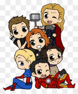 Marvel's Avengers By Mibu - Steve Rogers Bucky Barnes Chibi - Free ...