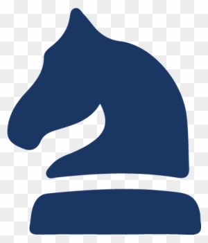 Logo Trans Blue - Chess Knight Logo Blue - Free Transparent PNG Clipart ...