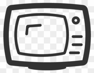 Television Outline Vector - Television Outline Png - Free Transparent ...