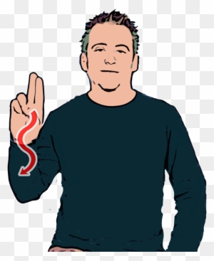 British Sign Language - British Sign Language Apple - Free Transparent ...