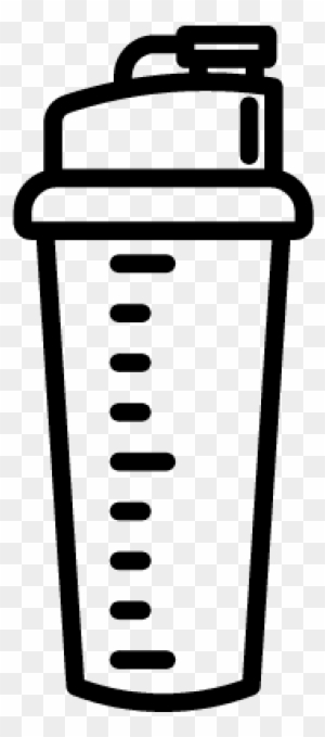Protein Shake Vector - Protein Shaker Bottle Drawing - Free Transparent ...