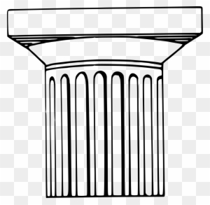 Ionic Columns Doric Columns Clipart