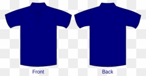 Navy Blue Polo Shirt Vector - Free Transparent PNG Clipart Images Download
