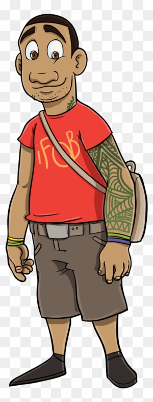 2d Polynesian Illustration Male By Kennedyf - Cartoon - Free ...