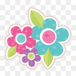 Flower Group Set Svg Scrapbook Cut File Cute Clipart - Cute Clipart For ...
