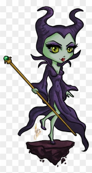Maleficent Chibi By Himenaya - Cartoon - Full Size PNG Clipart Images ...