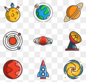 Cartooning Space Icons - Space Cartoon Png - Free Transparent PNG ...