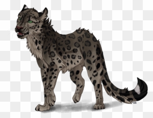 Snow Leopard By Nereiix - Snow Leopard Feral Heart - Free Transparent ...