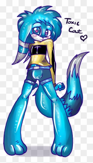 Toxic Cat Fullbody By Oats We Sow - Cartoon - Free Transparent PNG ...