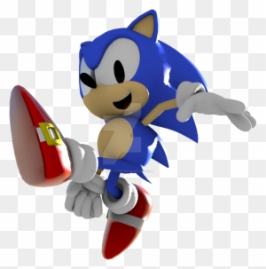 Classic Sonic Render By Earthrise-films - Sonic The Hedgehog - Free ...