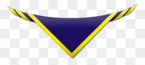 Scout Scarf - Blue And Yellow Scout Neckerchief - Free Transparent PNG ...