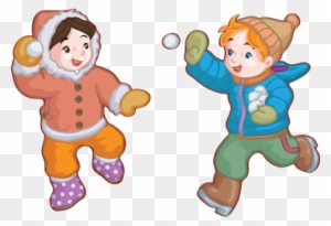 Winter Children - Clipart Free Winter Games - Free Transparent PNG ...