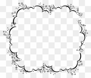 Cartoon Bubble Free Stock Photo Illustration Of A Blank - Border ...