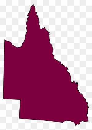 Blank Map Of Queensland - Free Transparent PNG Clipart Images Download
