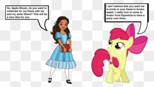 Apple Bloom Meets Princess Isabel By Darthraner83 - Cartoon - Free ...