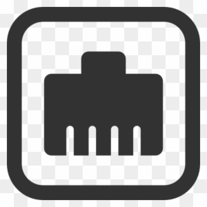 Wired Network Icon - Ethernet Icon - Free Transparent PNG Clipart ...