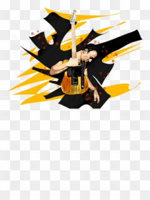 Bruce Springsteen Logo1 Color Illustration - Brucespringsteen Canvas ...