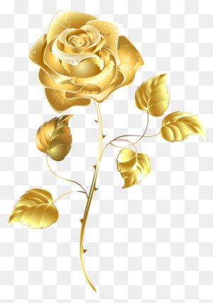Gold Rose Clip Art, Transparent PNG Clipart Images Free Download ...