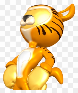 Gold Guy Cat - Cartoon - Free Transparent PNG Clipart Images Download