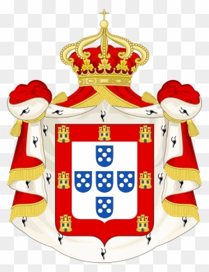 Kingdom Of Portugal - Heraldic Mantle - Free Transparent PNG Clipart ...