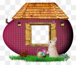 House Easter Bunny Clipart - Easter Bunny House Png - Free Transparent ...