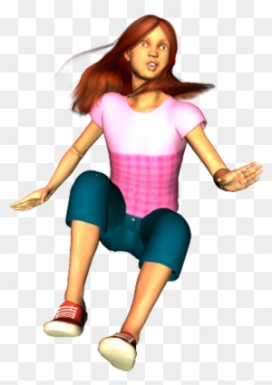 Katie Falling Poser Png Clipart By Clipartcotttage - Clip Art - Free ...