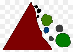 Boulder Clipart Falling Rock Pencil And In Color Boulder - Falling ...