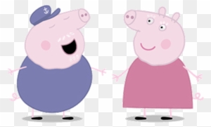 Granny Pig - Peppa Pig Granny Pig - Free Transparent PNG Clipart Images ...