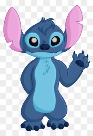 Stitch Waving Hi Gif