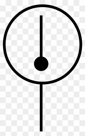 Open - Pressure Gauge Schematic Symbol - Free Transparent PNG Clipart ...