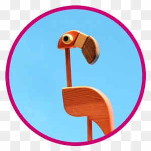 Flamingo Beak Pattern - Make A Flamingo Beak - Full Size PNG Clipart ...