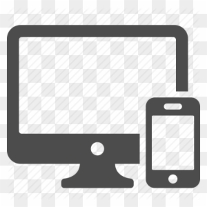 Computer And Phone Icons - Computer And Phone Icon - Free Transparent ...