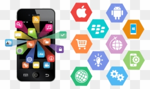 Mobile App Development - Mobile Phone Round Logo - Free Transparent PNG ...